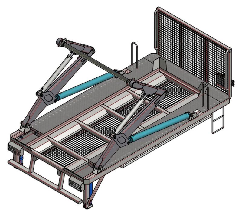 DS 40 Bi-Fold Skip Loader | West-Trans Equipment