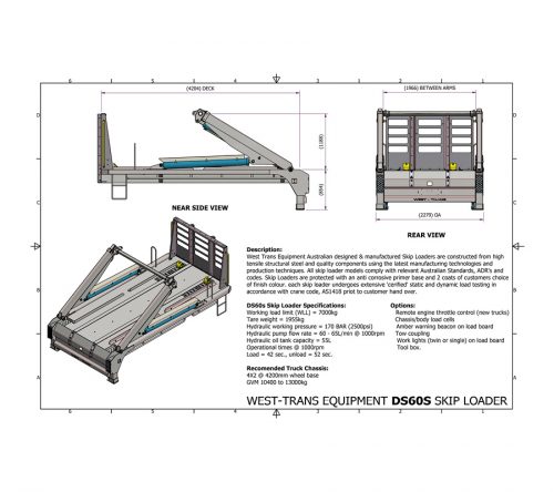 DS 60s Skip Loader | West-Trans Equipment