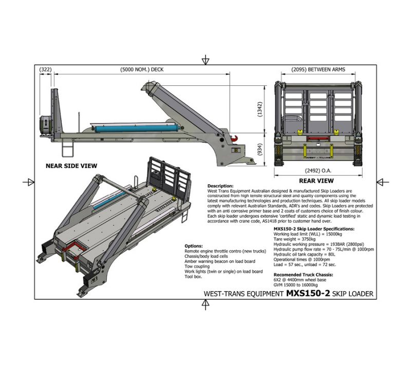 MXS-150 Skip Loader | West-Trans Equipment