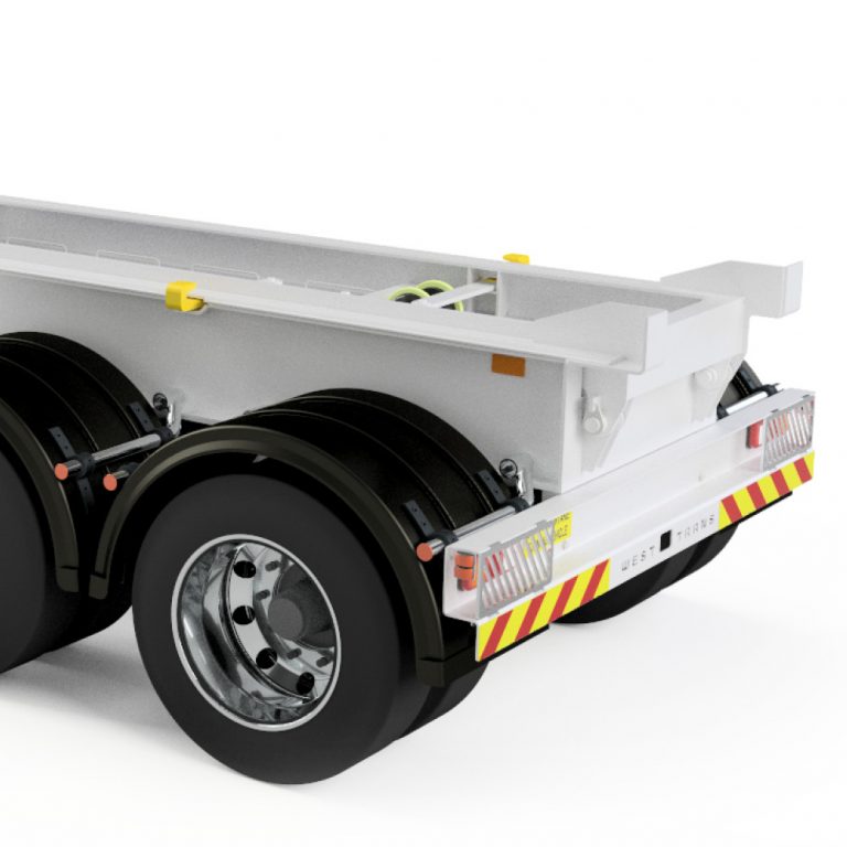 Tri-Axle Dog Trailer | West-Trans Equipment